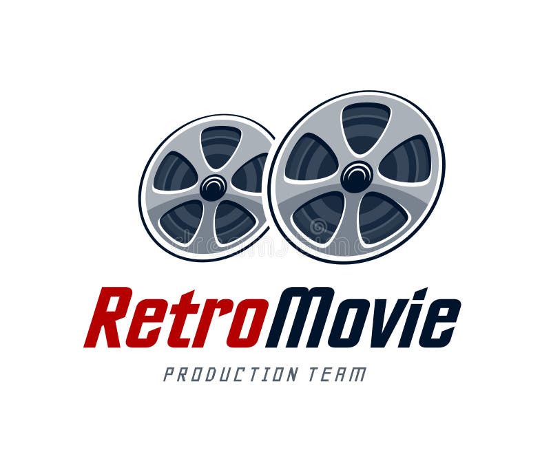 Logotipo Retro De La Película Ilustración del Vector - Ilustración de ...