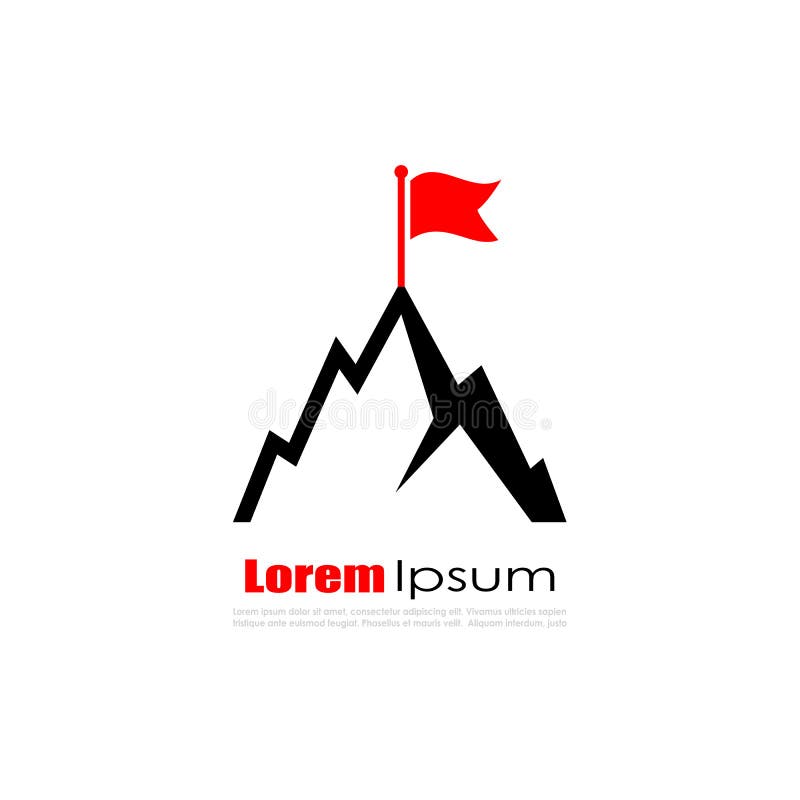 Logotipo Superior Del Vector Del Logro Ilustración del Vector ...