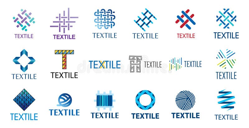 Logotipo Vectorial De Tela Y Coser Stock de ilustración - Ilustración ...