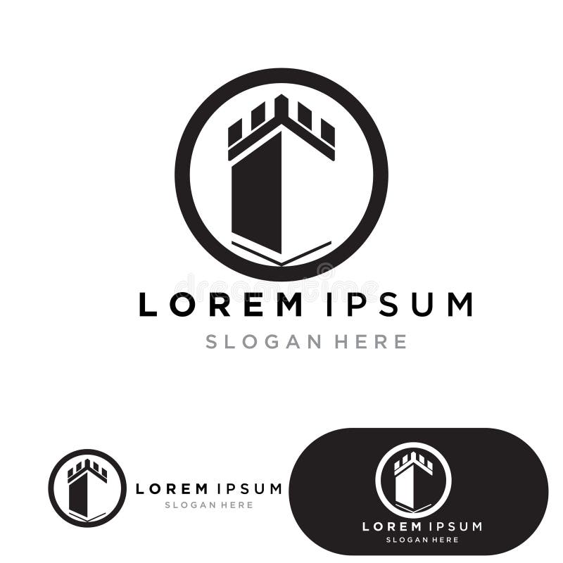 Logotipo Y Símbolo De Fortaleza Ilustración del Vector - Ilustración de ...