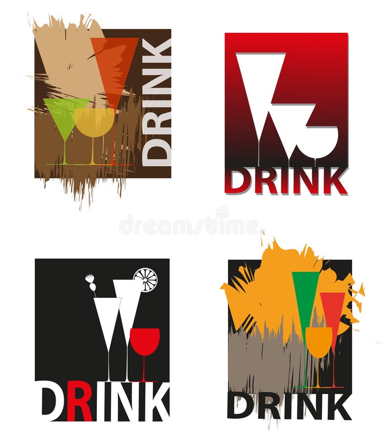 Logotipos para la barra stock de ilustración. Ilustración de saludo ...