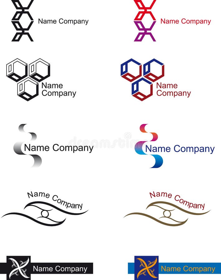 Logotype stock vector. Illustration of advertising, name - 16948291