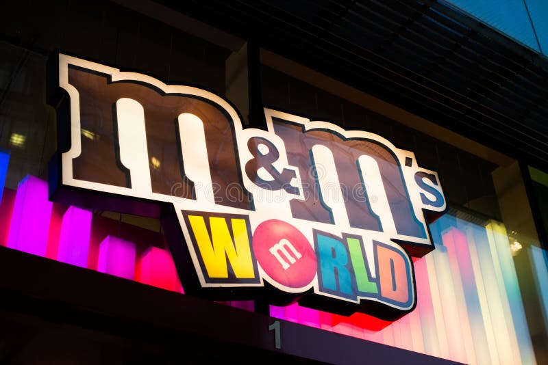 Logotype Da Loja Do Mundo De MandM Imagem de Stock Editorial - Imagem ...