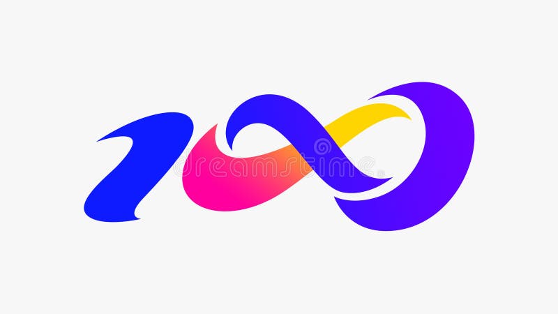 Numbers 69 Infinity Loop Simple Geometric Linear Logo Vector Stock ...