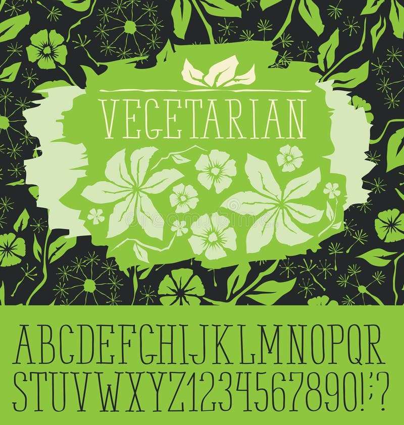 Vegetarian Font. Alphabet Of Vegetables. Edible Letters. Potatoe Stock ...
