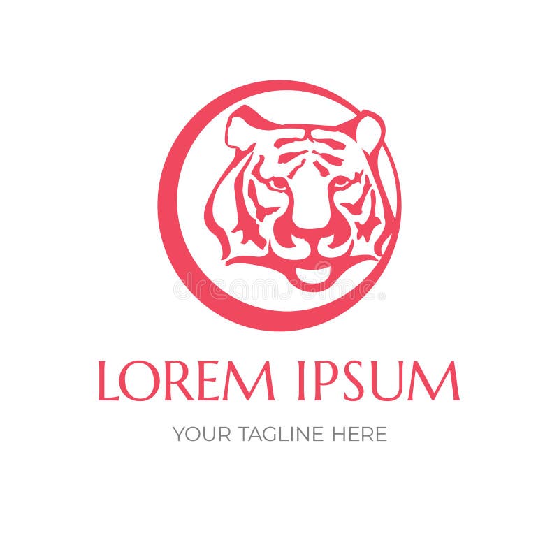Logotype Icon Design Template Tiger Head. Modern Logo Design, Sign ...