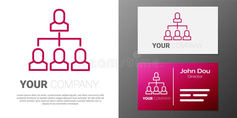 Logotype Line Business Hierarchy Organogram Chart Infographics Icon ... Logotype Line Business Hierarchy Organogram Chart Infographics Icon ...