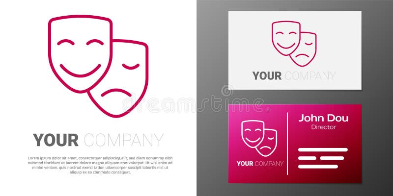 Comedy Tragedy Logo Stock Illustrations – 1,900 Comedy Tragedy Logo ...