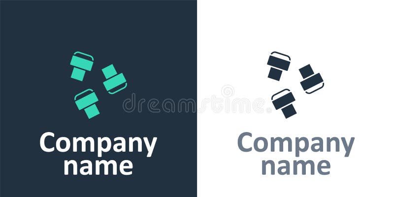 Logotype Marker Pen Attachment Icon Isolated on White Background. Logo ...