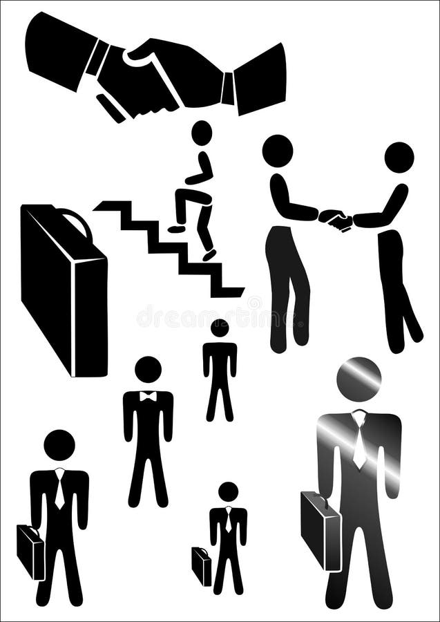 Funny Business Office Boss Icon Stock Vector - Illustration of ...