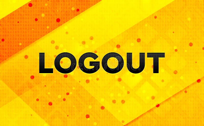 Logout Text Stock Illustrations – 437 Logout Text Stock Illustrations ...