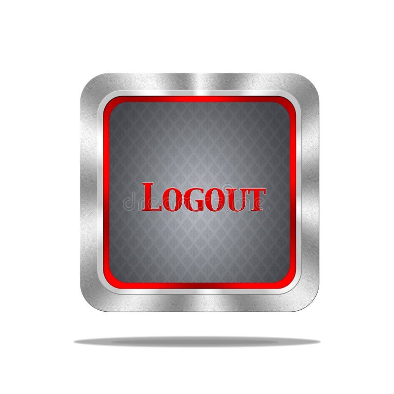 Logout button. stock illustration. Illustration of isolated - 28049681 Logout button. stock illustration. Illustration of isolated - 28049681