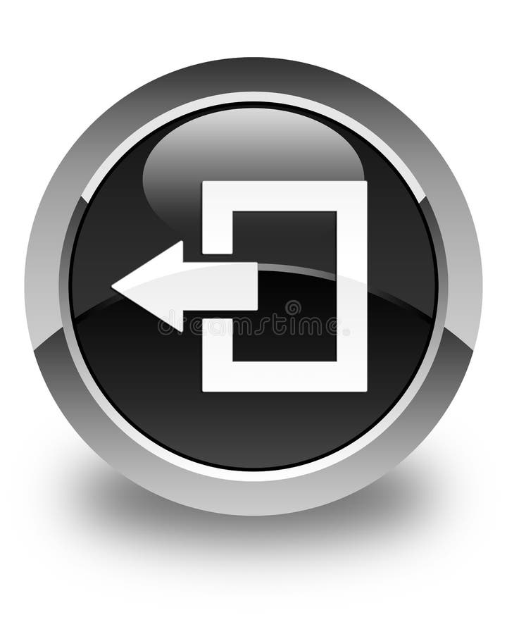 Logout Glossy Green Round Button Stock Illustration - Illustration of ... Logout Glossy Green Round Button Stock Illustration - Illustration of ...