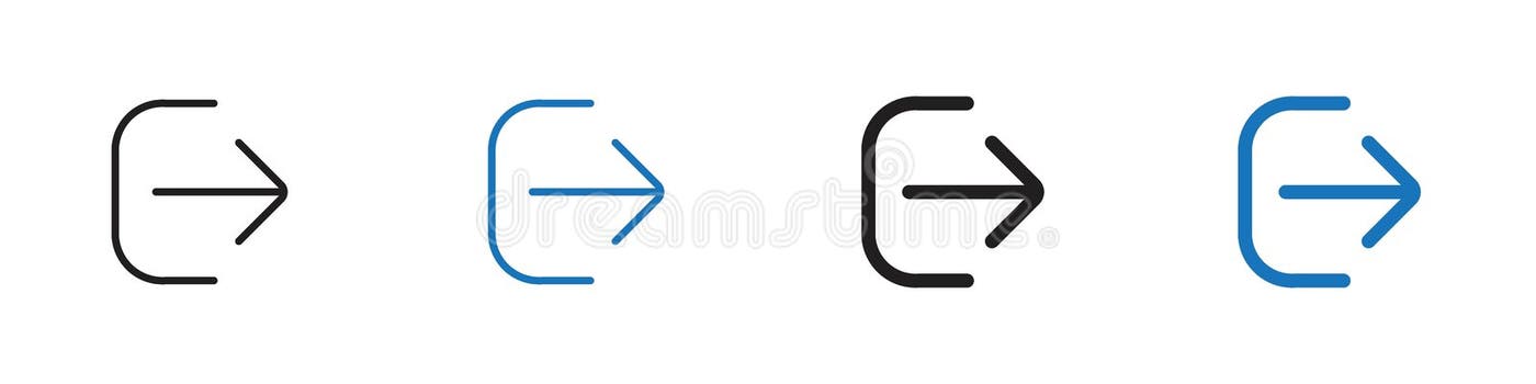 Logout Symbol Stock Illustrations – 2,831 Logout Symbol Stock ...