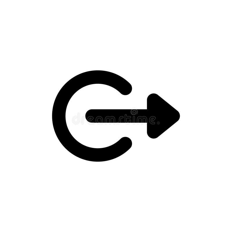 Logout Vector Icon Logo Design Stock Vector - Illustration of design ...