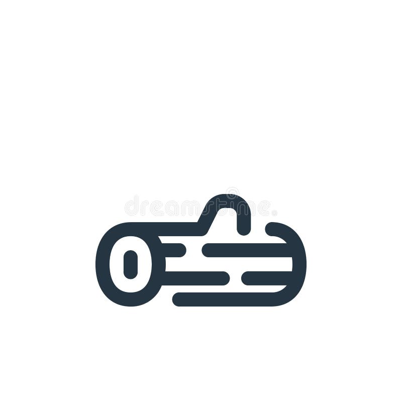 Logs Vector Icon. Logs Editable Stroke. Logs Linear Symbol for Use on ...
