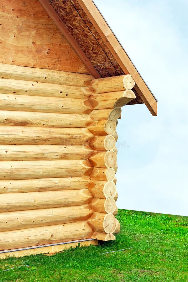 Logwood house stock image. Image of house, joints, timber - 9158835
