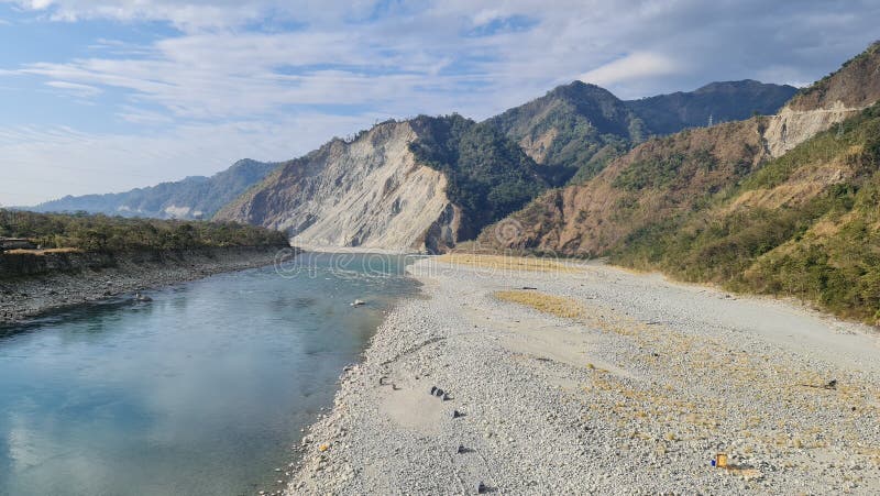 Lohit River in Arunachal Pradesh Stock Image - Image of hill, indian ...