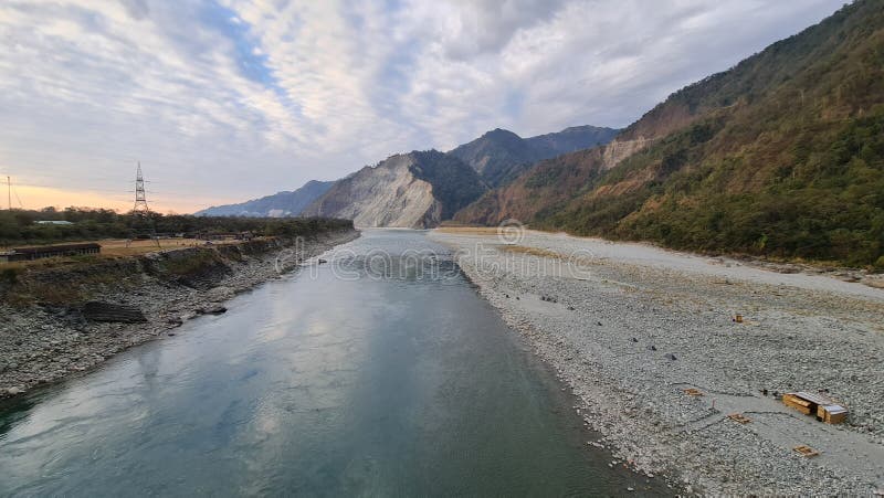 Lohit River in Arunachal Pradesh Stock Photo - Image of background ...