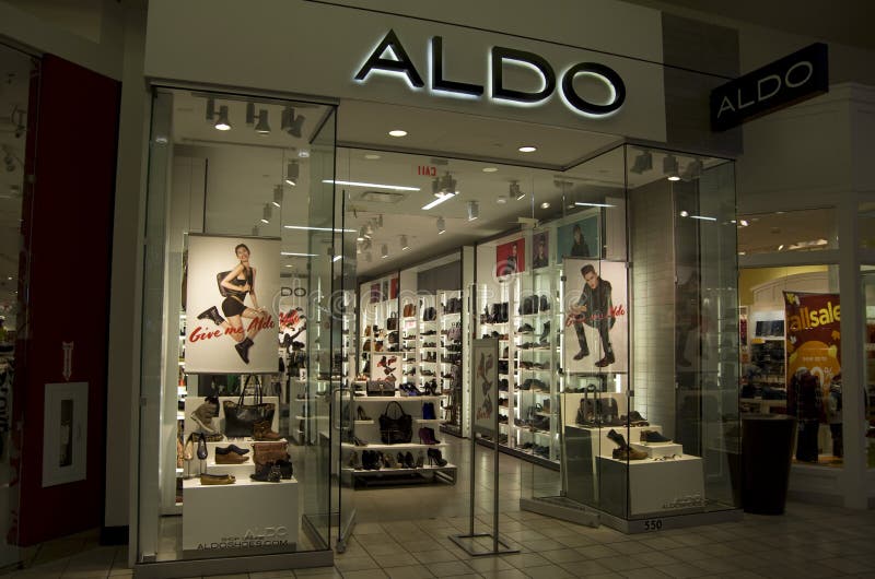 Loja de Aldo Shoe foto de stock editorial. Imagem de loja - 33778998