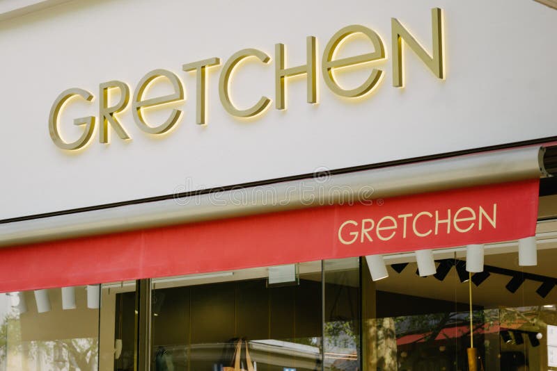 Loja Do Tipo Da Forma De Gretchen Imagem de Stock Editorial - Imagem de ...