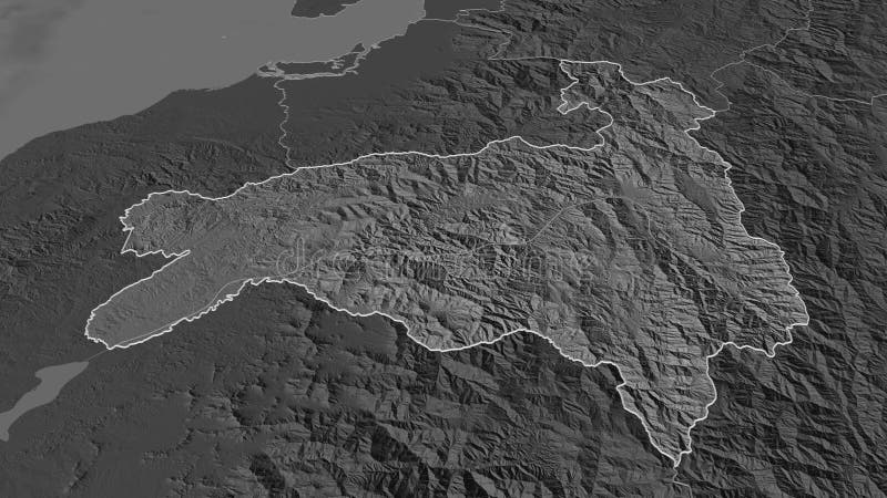 Loja, Ecuador - Outlined. Bilevel Stock Illustration - Illustration of ...