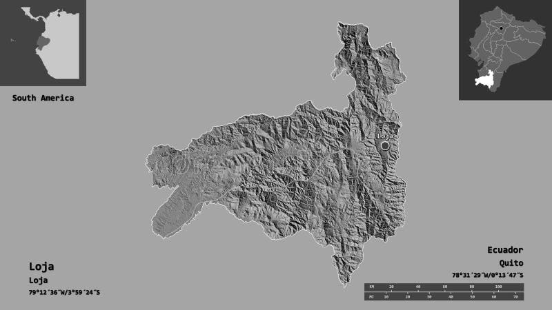Loja, Province of Ecuador,. Previews. Bilevel Stock Illustration ...