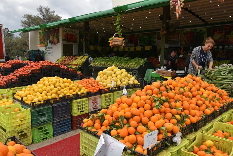 Lokale Producten Op Markt in Cyprus Stock Afbeelding - Image of ...