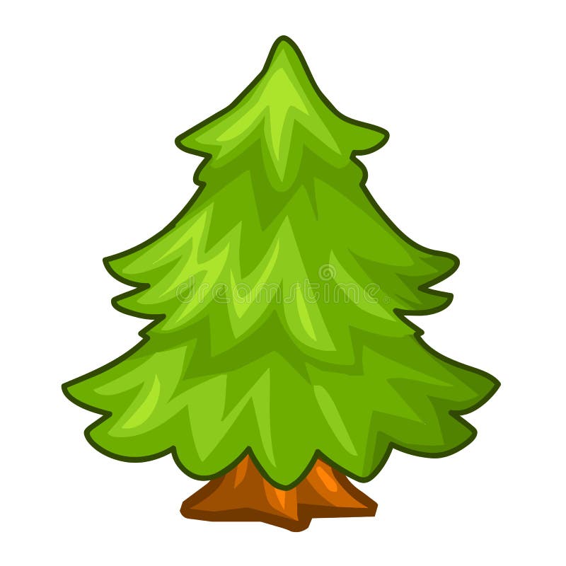 Tannenbaum vektor abbildung. Illustration von weihnachten - 12956059