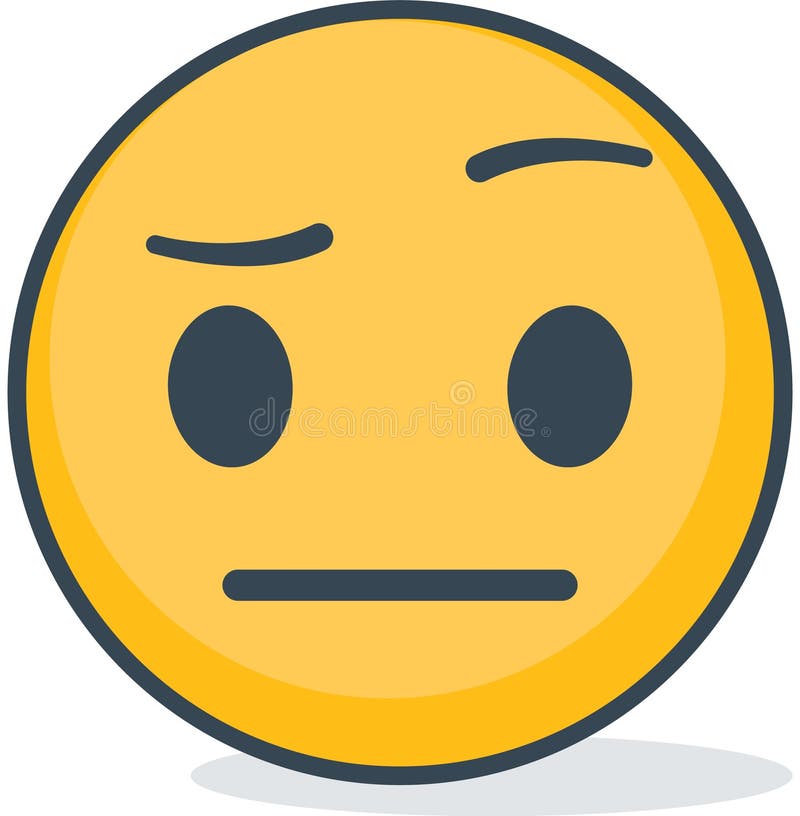 Lokalisierter Verwirrter Emoticon Lokalisierter Emoticon Vektor ...