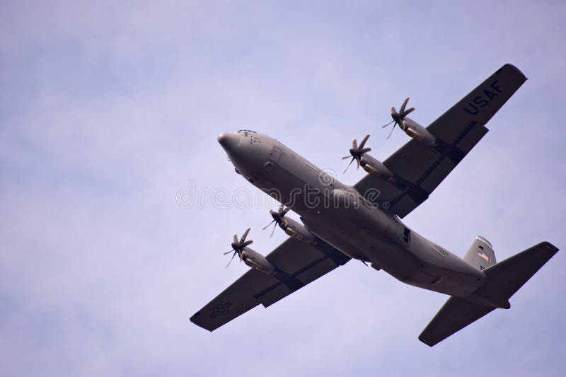 Hercules c 130j stock photo. Image of airlifter, plane - 340476