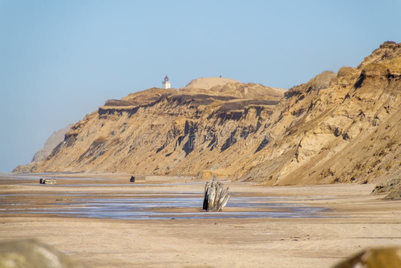 Lokken beach stock photo. Image of coast, shore, beautiful - 181427218