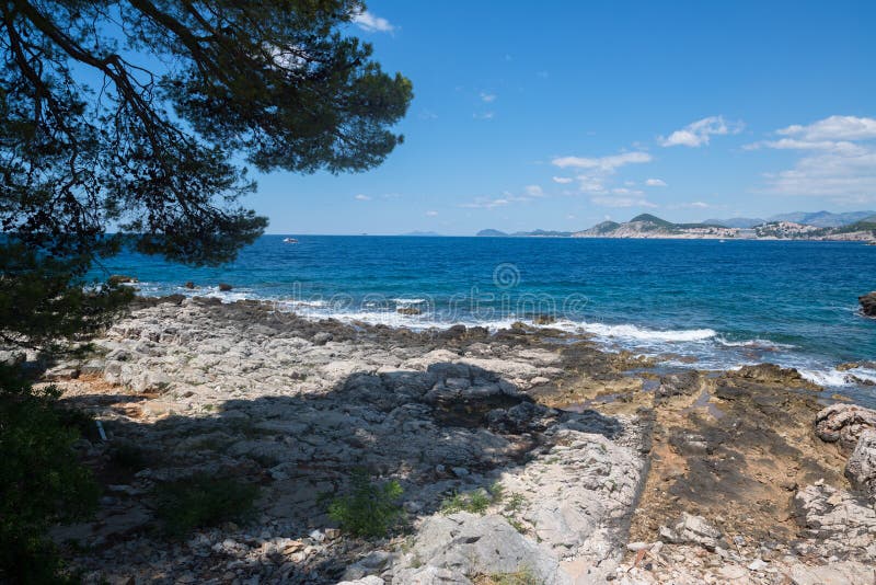 Lokrum Island Beach, Croatia Stock Photo - Image of beach, balkan: 87627668