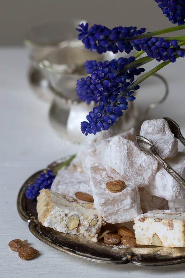 Lokum E Nougat - Dolci Turchi Immagine Stock - Immagine di arabo ...