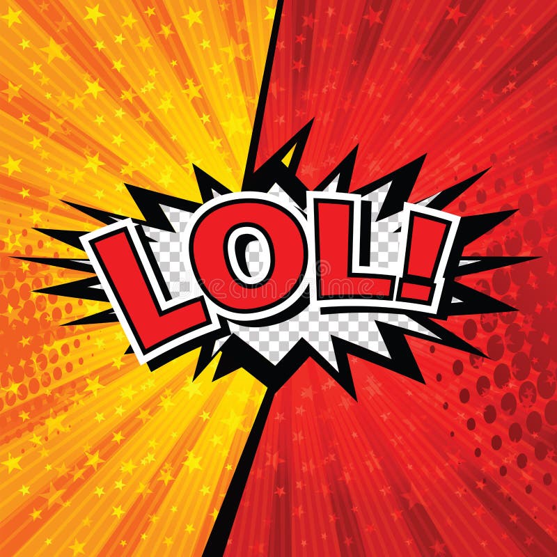 LoL! Comic Speech Bubble, Cartoon Stock Vector - Illustration of fight ...