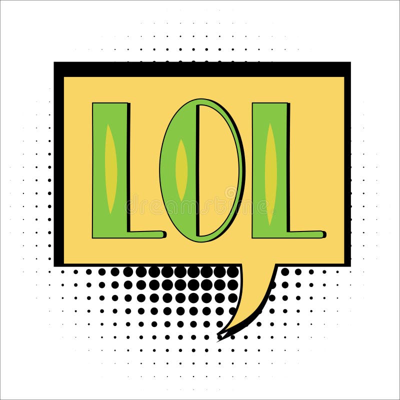 Lol Comic Style Message Stock Illustrations – 600 Lol Comic Style ...