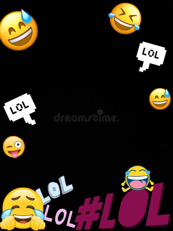LOL Frame editorial photography. Image of jokes, emoji - 168184227