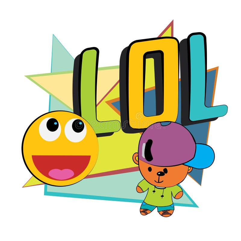 Lol - symbol stock illustration. Illustration of laugh - 23930378