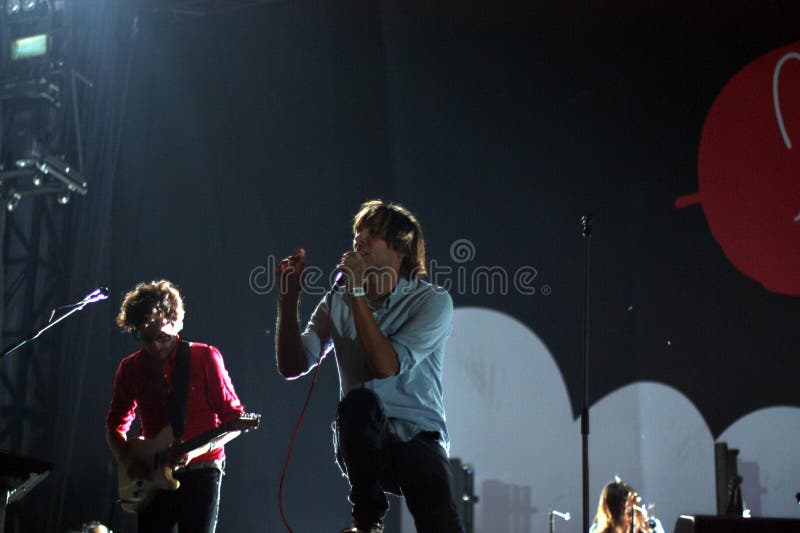 Phoenix in Concert at Lollapalooza Editorial Stock Image - Image of ...