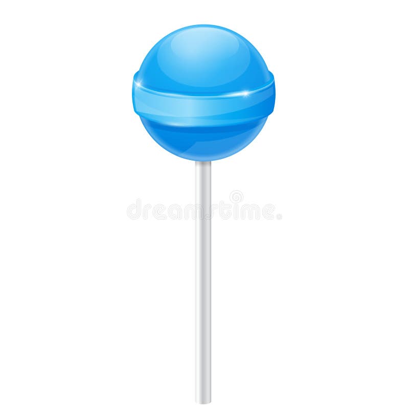 Blue Candy Character Cartoon Stock Illustration - Illustration of color ...