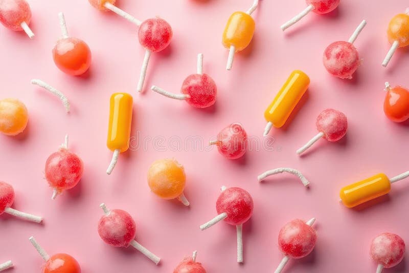 Lollipop Candy Pattern stock illustration. Illustration of white ...