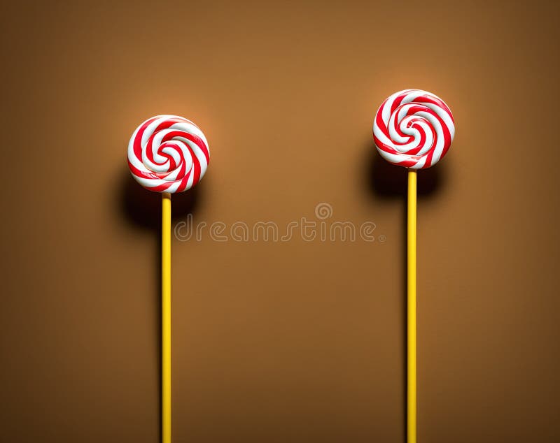 Lollipop, candy on a stick stock illustration. Illustration of ...