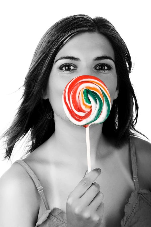 Girls Lollipop Pose Stock Photos - Free & Royalty-Free Stock Photos ...