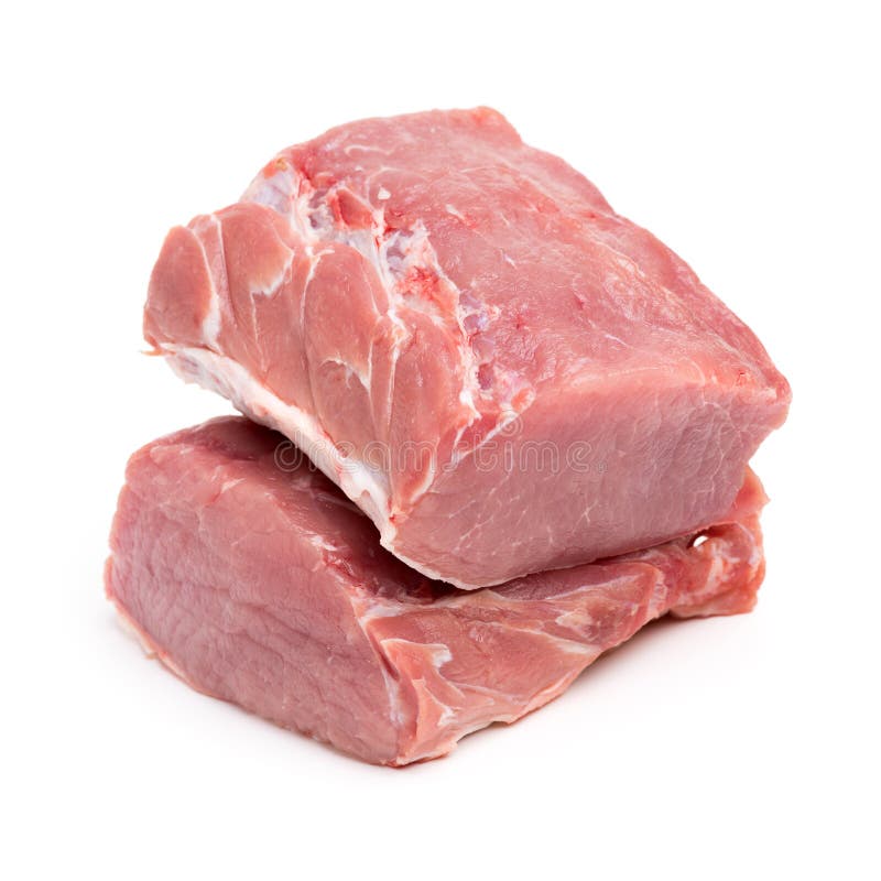 Lombo De Carne De Porco Cru Imagem de Stock - Imagem de gordo ...
