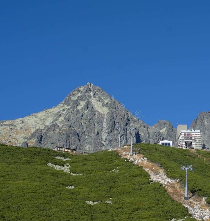 Lomnicky Peak Lomnicky Stit in the Summer. Second Highest Peak in the ...