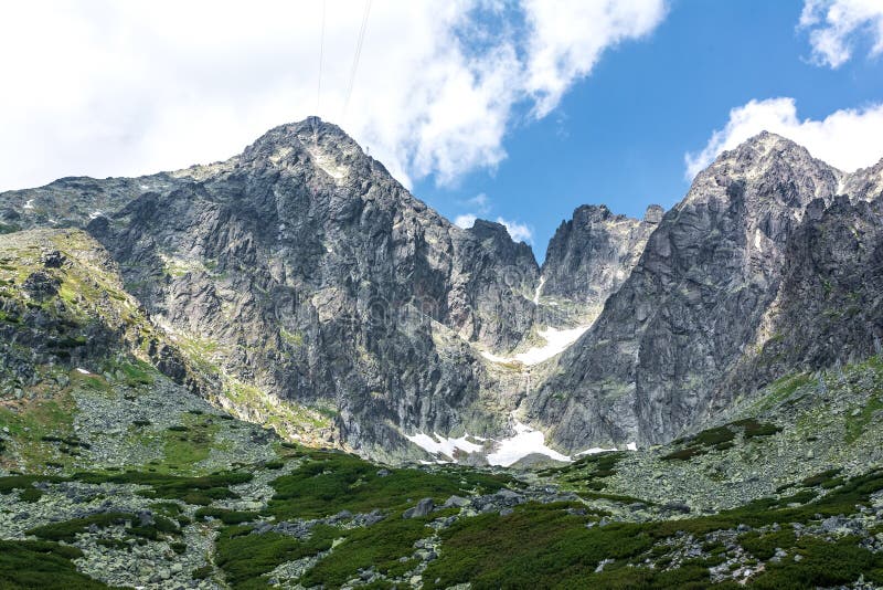 Lomnicky Stit - High Tatras Peak, Slovakia Stock Photo - Image of ...