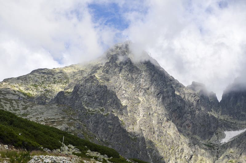 Lomnicky Stit is the Second Highest Peak in the High Tatras Stock Photo ...