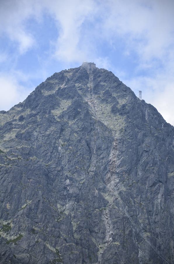 Lomnicky Stit is the Second Highest Peak in the High Tatras Stock Photo ...
