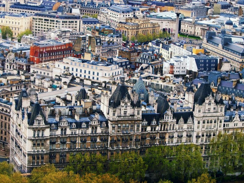 London, Aerial view stock image. Image of view, buildings - 49616477