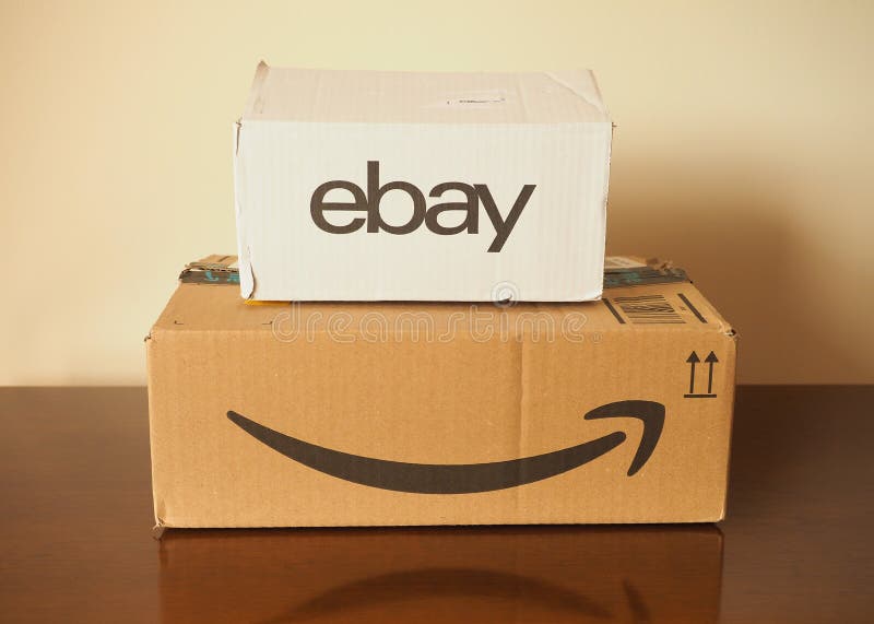 LONDON - APR 2020: Ebay and Amazon Packet Editorial Photo - Image of ...